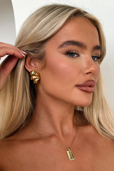 Aldina Studs - 18K Gold Plated – Thats So Fetch UK