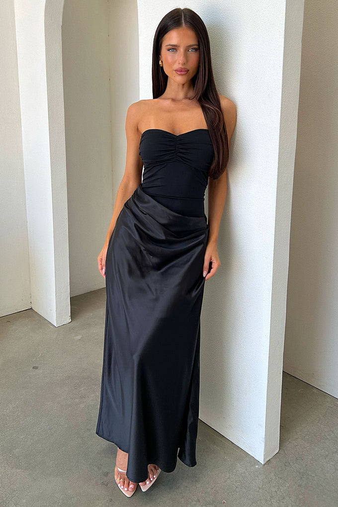 Amery Strapless Maxi Dress - Black – Thats So Fetch UK