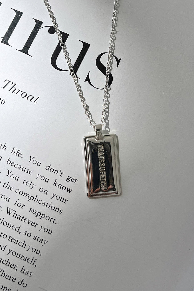 Ayla Necklace - Silver – Thats So Fetch UK